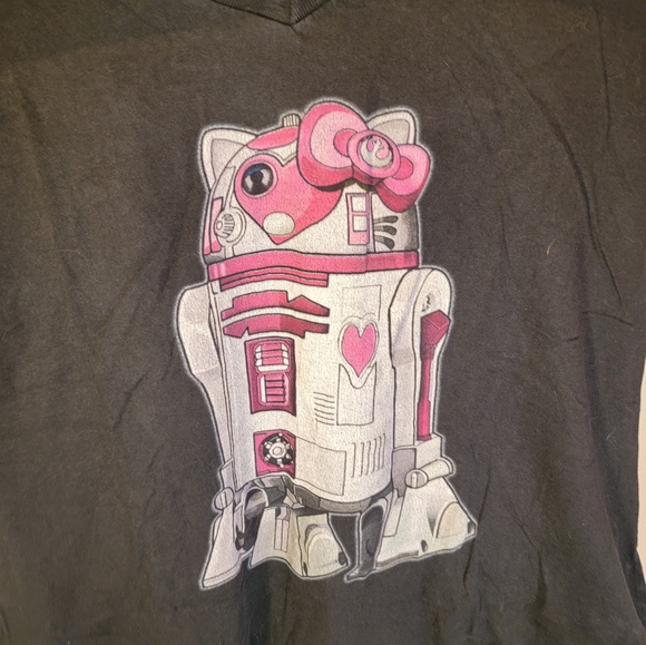 Tops | Hello Kitty R2d2 Rebel Non Branded Womans Xl Tee Shirt Unique ...